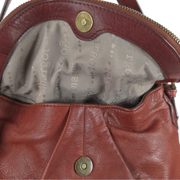 Margot New York | Bags | Margot New York 0 Leather Adelle Zip Flap Hobo ...